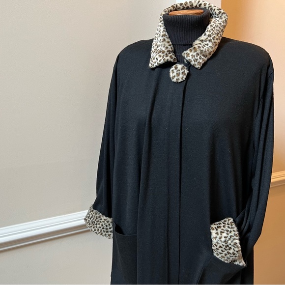 Carole Little | Jackets & Coats | Carol Little Faux Fur Animal Print ...
